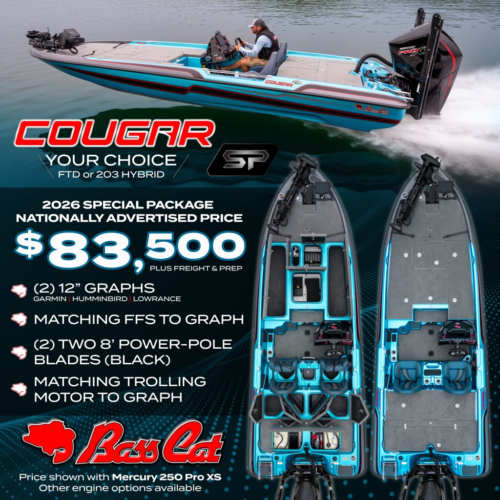 2026 Cougar SP (Special Package) – Bass Cat Boats – Feel the Rush